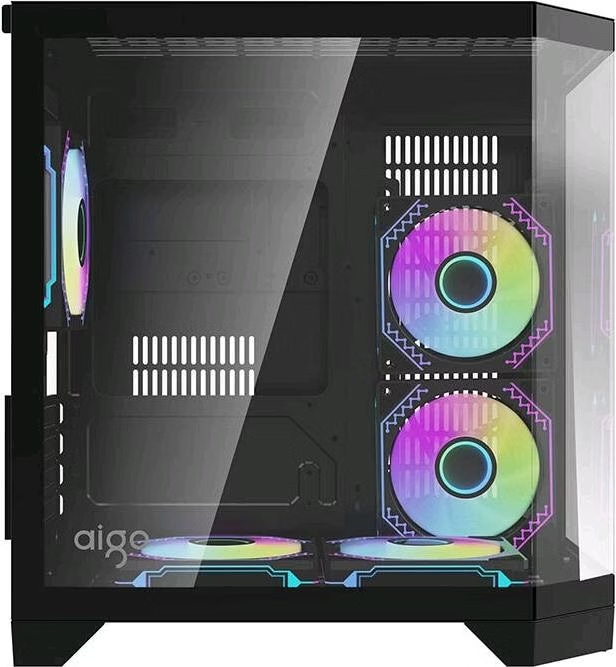 Darkflash Tech Darflash FT350 computer case + 5 aRGB fans (black) (ITX ...