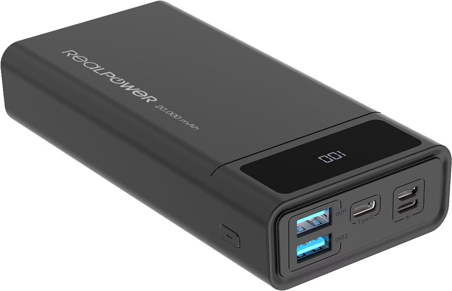RealPower PB-20k PD (20000 mAh, 18 W, 74 Wh) - buy at Digitec