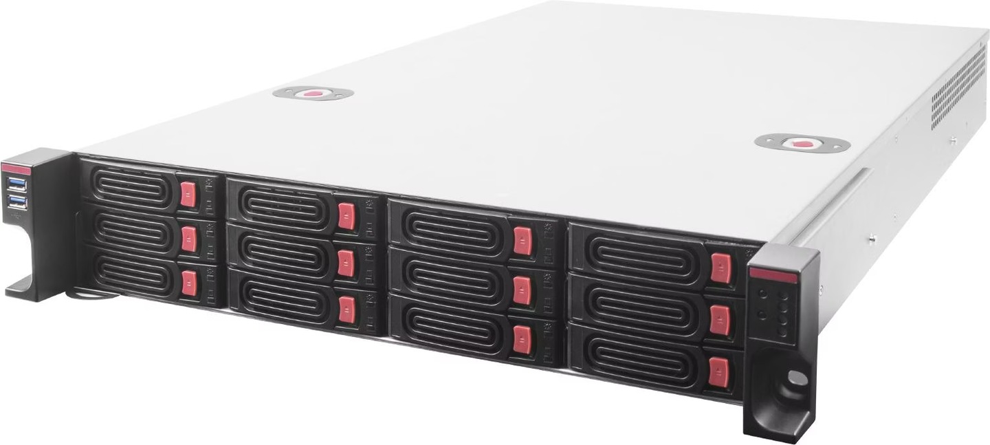 Silverstone RM22-312 Rackmount Server Gehäuse, 2U, E-ATX - Digitec
