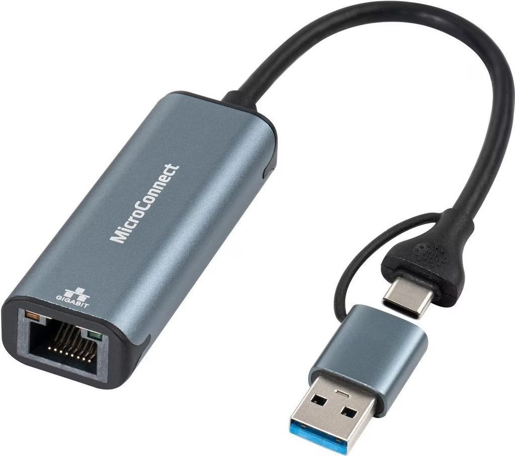MicroConnect USB-C / A to RJ45 network adapter - buy at Digitec
