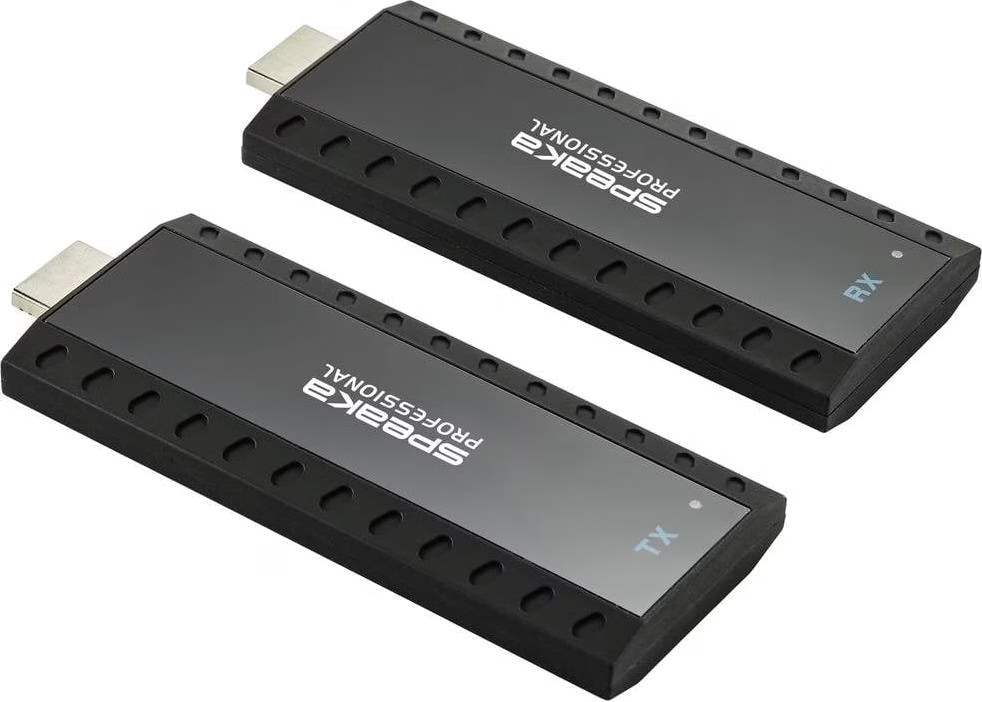 SpeaKa Professional HDMI® HDMI-Funkübertragung (Set) über Heimnetzwerk ...
