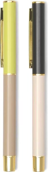 Designworks Colour Block Pens - Blanc cassé & Taupe (Set Of 2) (Blanc ...