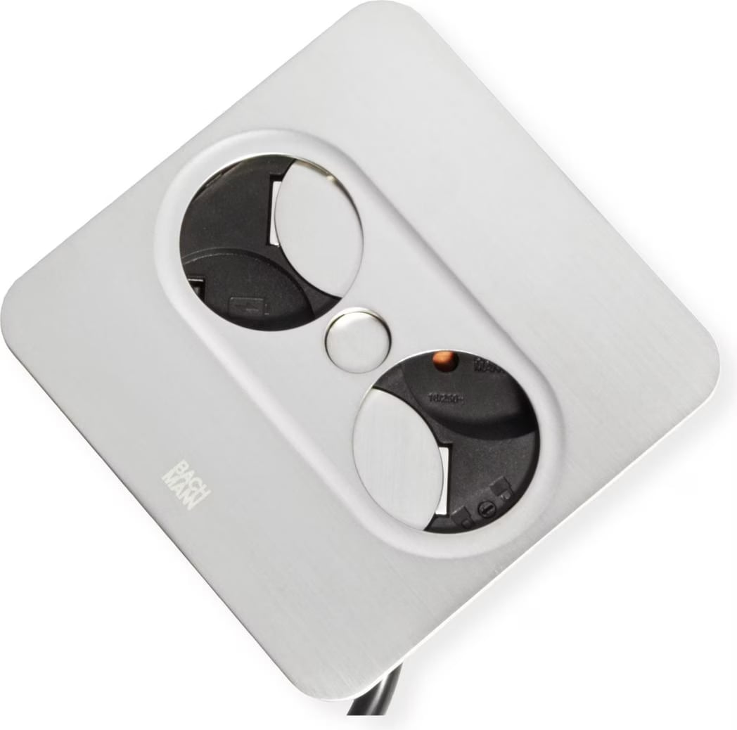 Bachmann Multiple socket outlets (1 x, CEE 7/5, CEE 7/3, 2 m) - Digitec