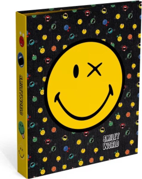 Roost Classeur Smiley WD Crazy A4 500175 crazy all over 26x5x32cm (A4 ...