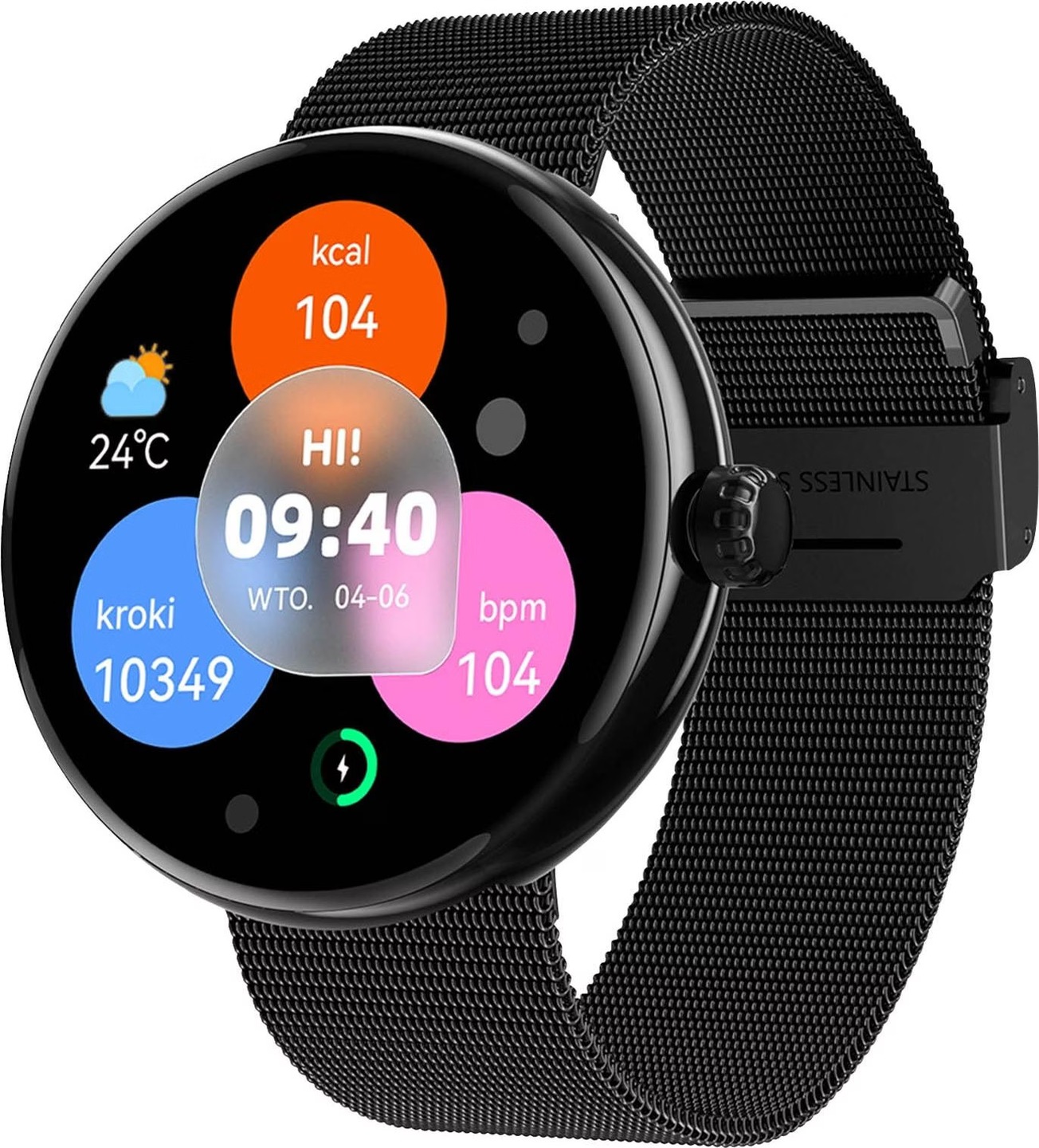 Forever Smartwatch Forevive 5 SB-365 schwarz (Metall) - Digitec