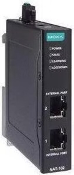 Moxa NAT-102 - 2-port industrial Network Address Translation (NAT ...