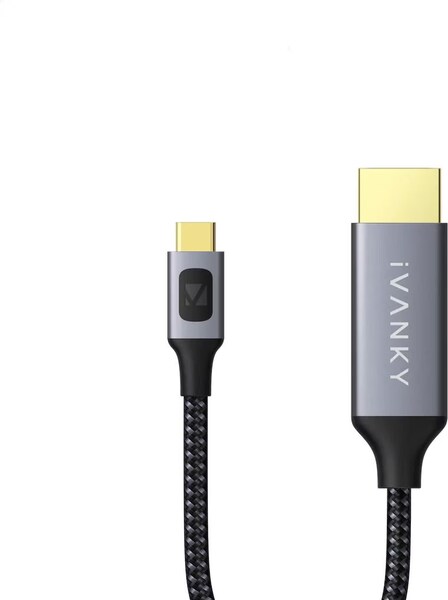 Ivanky 4K@60Hz USB-C to HDMI Cable(6.6ft), gray&black (2 m, HDMI) - digitec