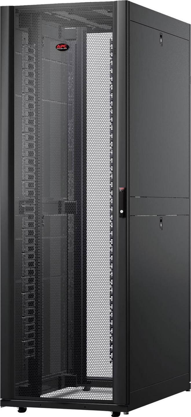 APC NetShelter SX 48U Wide x Deep Networking Enclosure with Sides (48 HE, 19 Zoll Rack) - Digitec