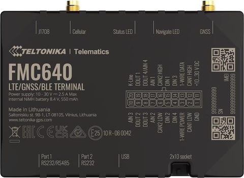 Teltonika FMC640, 4G/LTE Tracker, Dual SIM (USB-A) - digitec