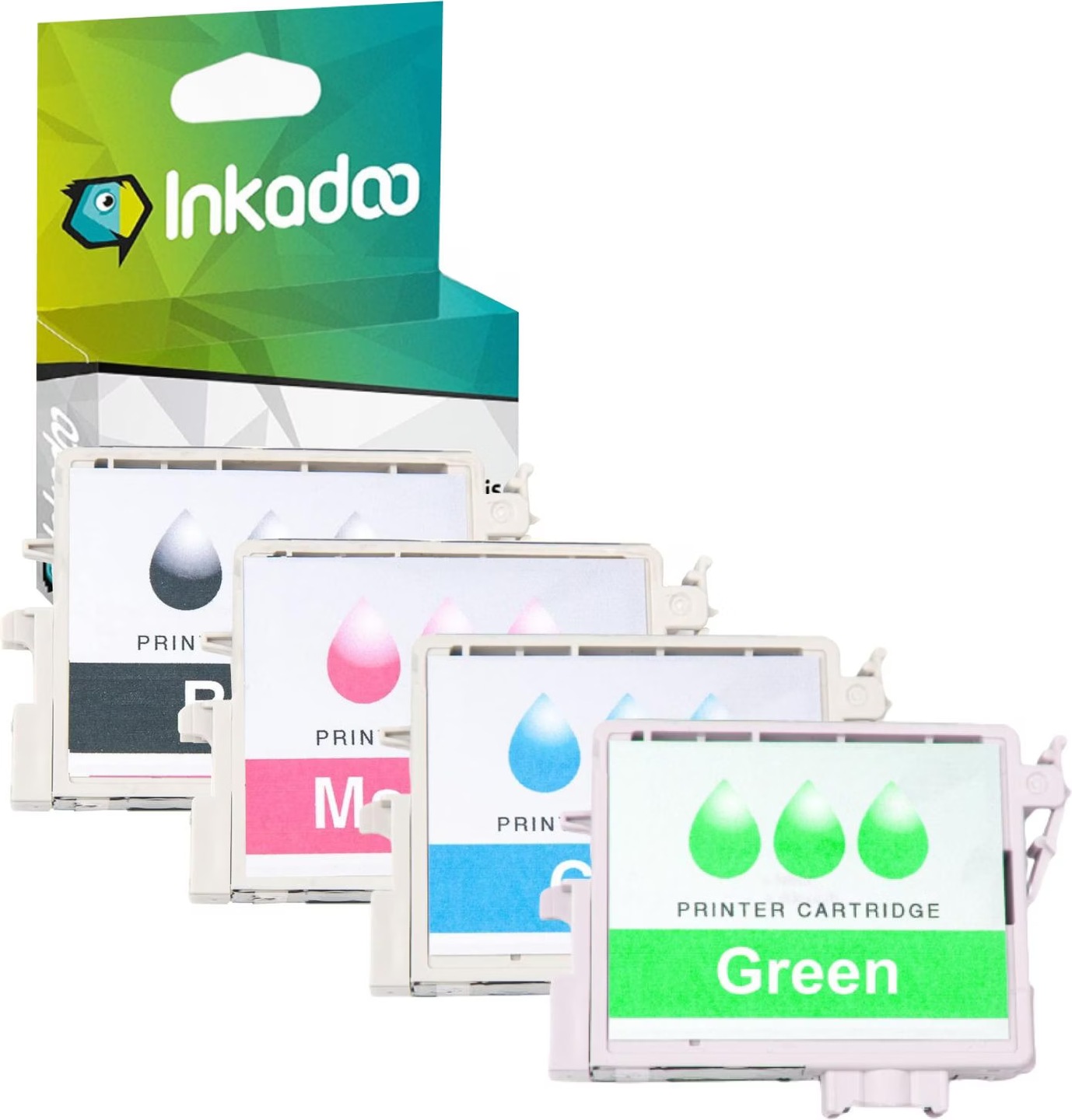 Inkadoo Multipack kompatibel zu Canon 0883B001 / PFI-101 enthält 4x Tintenpatrone - Digitec