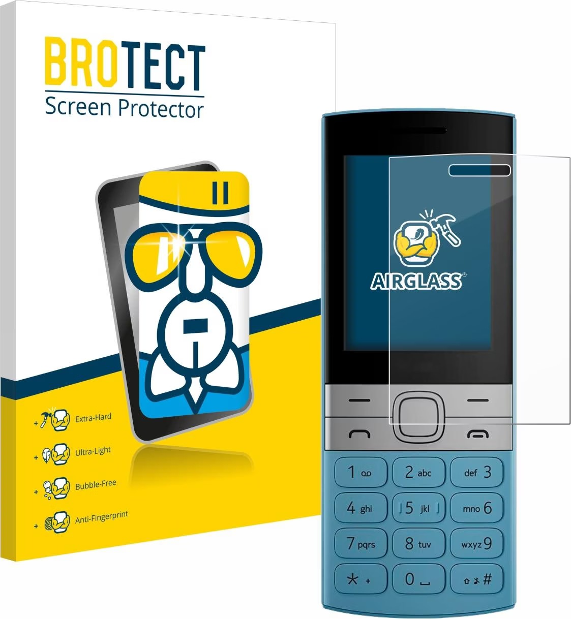 BROTECT AirGlass Panzerglasfolie (1 Stück, Nokia 150) - Digitec