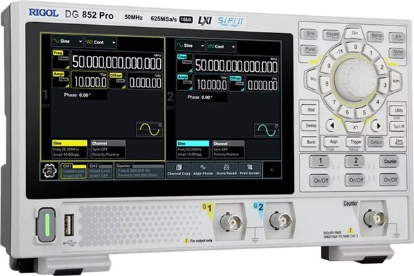 Rigol DG822 Pro Funktionsgenerator netzbetrieben 1 µHz - 25MHz 2-Kanal ...