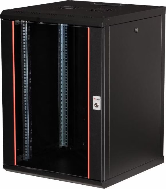 equip Netzwerkschrank 19" 16U 600x600mm schwarz (16 HE, 19 Zoll Rack ...