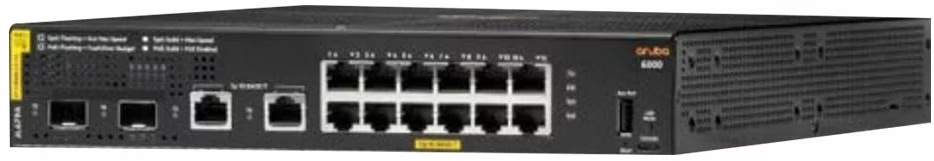 HPE E Aruba 6000 Switch 2 SFP, Ports, PoE , 1U, Layer 2, ACL, QoS, Web ...