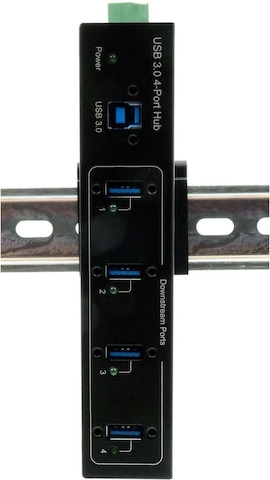 Exsys 4 Port USB 3.2 Gen 1 Metall HUB, mit3.2 Gen 1 USB Kabel ...