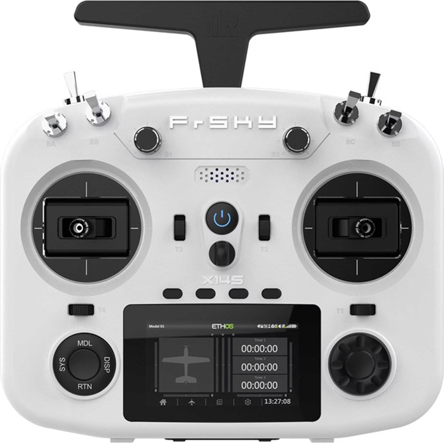 FrSky TWIN X14S Sender 2,4Ghz Weiss ohne Akku, ohne Ständerhalter, ohne ...