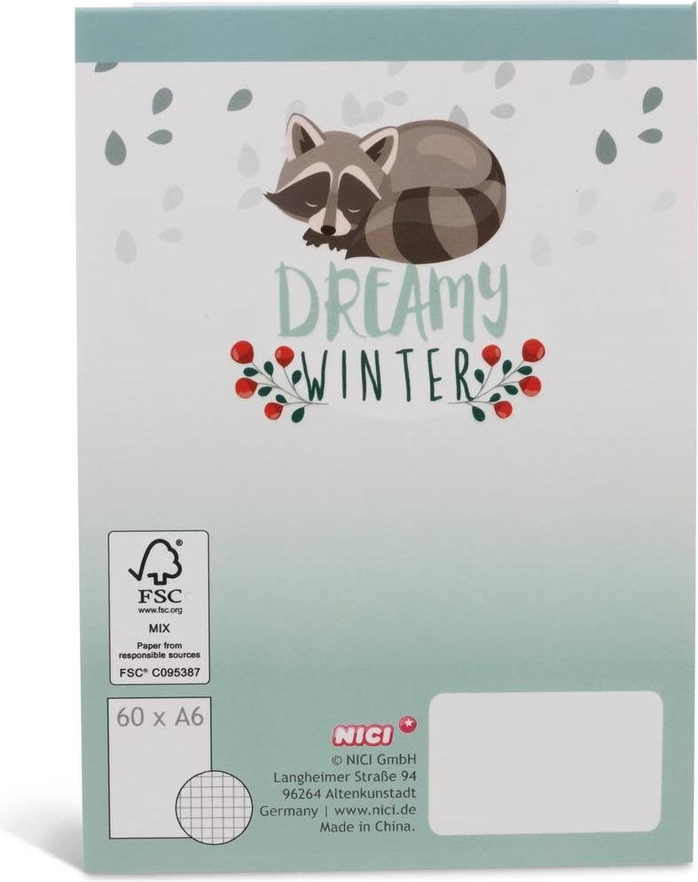 NICI Dreamy Winter notepad (A6) - buy at Digitec