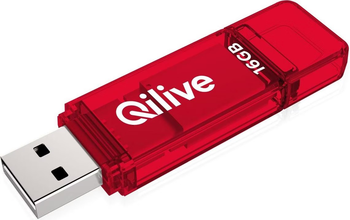 Emtec QL K102 USB2.0 16GB rouge transparent (16 Go, USB-A) - digitec