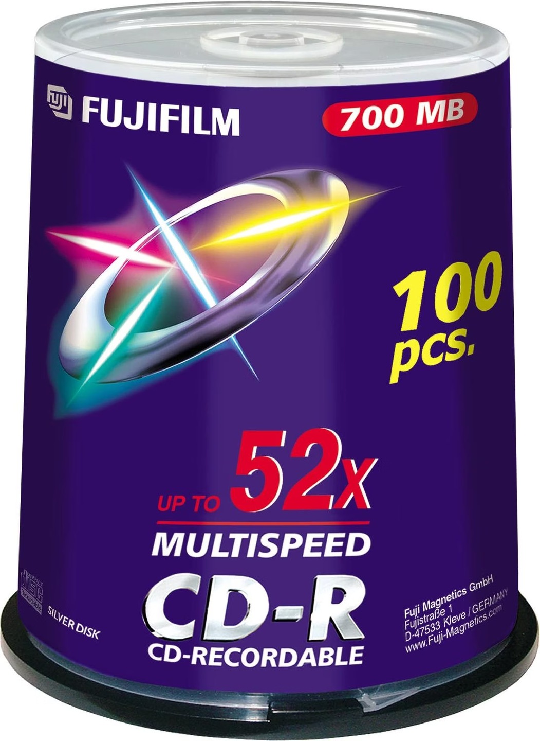 Fujifilm CD-R, 700MB, 52x spindle (100 x) - buy at Digitec