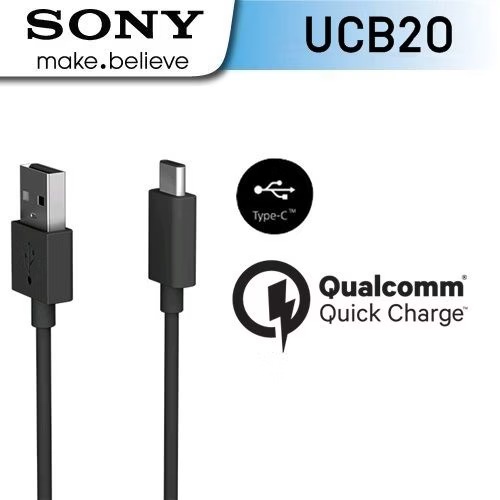 Sony UCB-20 USB-C Data Cable 3A 1m Black (Bulk) (USB 3.2 Gen 2) - Digitec