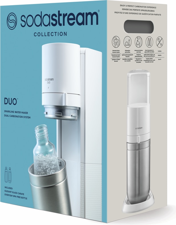 SodaStream DUO white/metal - buy at Digitec SodaStream DUO white/metal - buy at Digitec