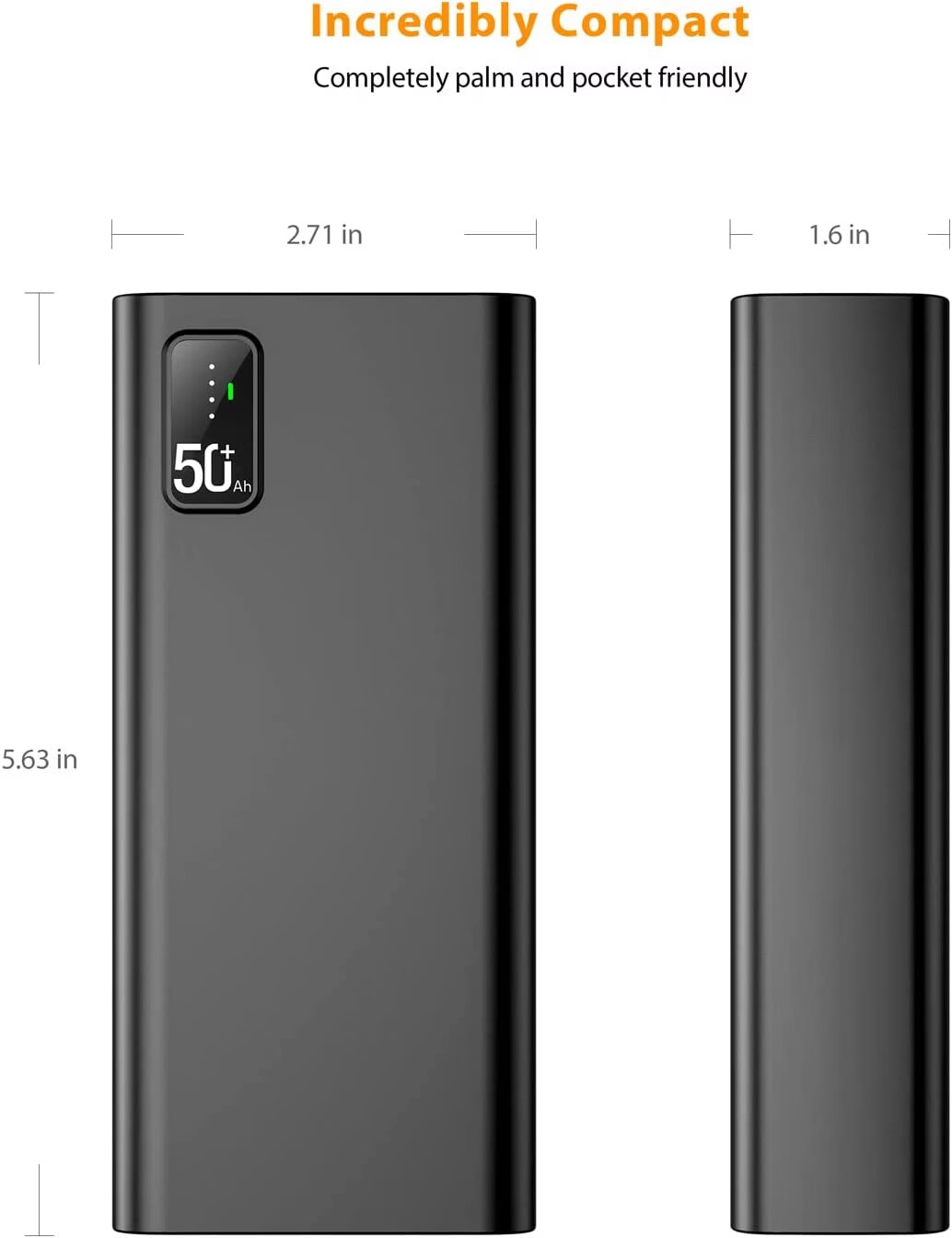 Toospon Portable Charger (50000 mAh, 22.50 W) - kaufen bei digitec