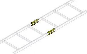 Middle Atlantic Ladder End Splice Hardware 1pair - kaufen bei Digitec