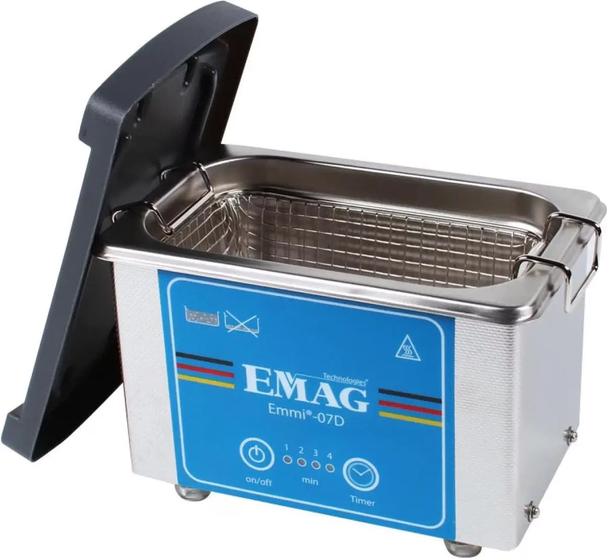 Emag Emmi-07D Nettoyeur à ultrasons universel 80W 0.5l avec panier de ...