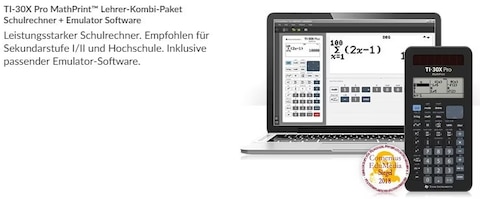 TI 30X Pro MathPrint combination package for teacher calculator and ...