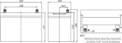 Fullriver AGM-Batterie DC105-12 (12 V, 105 Ah) - kaufen bei Digitec