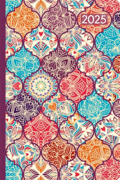 Alpha Edition Ladytimer Mini Oriental 2025 Taschenkalender, 8x11,5cm, Kalender mit 144 Seiten ...