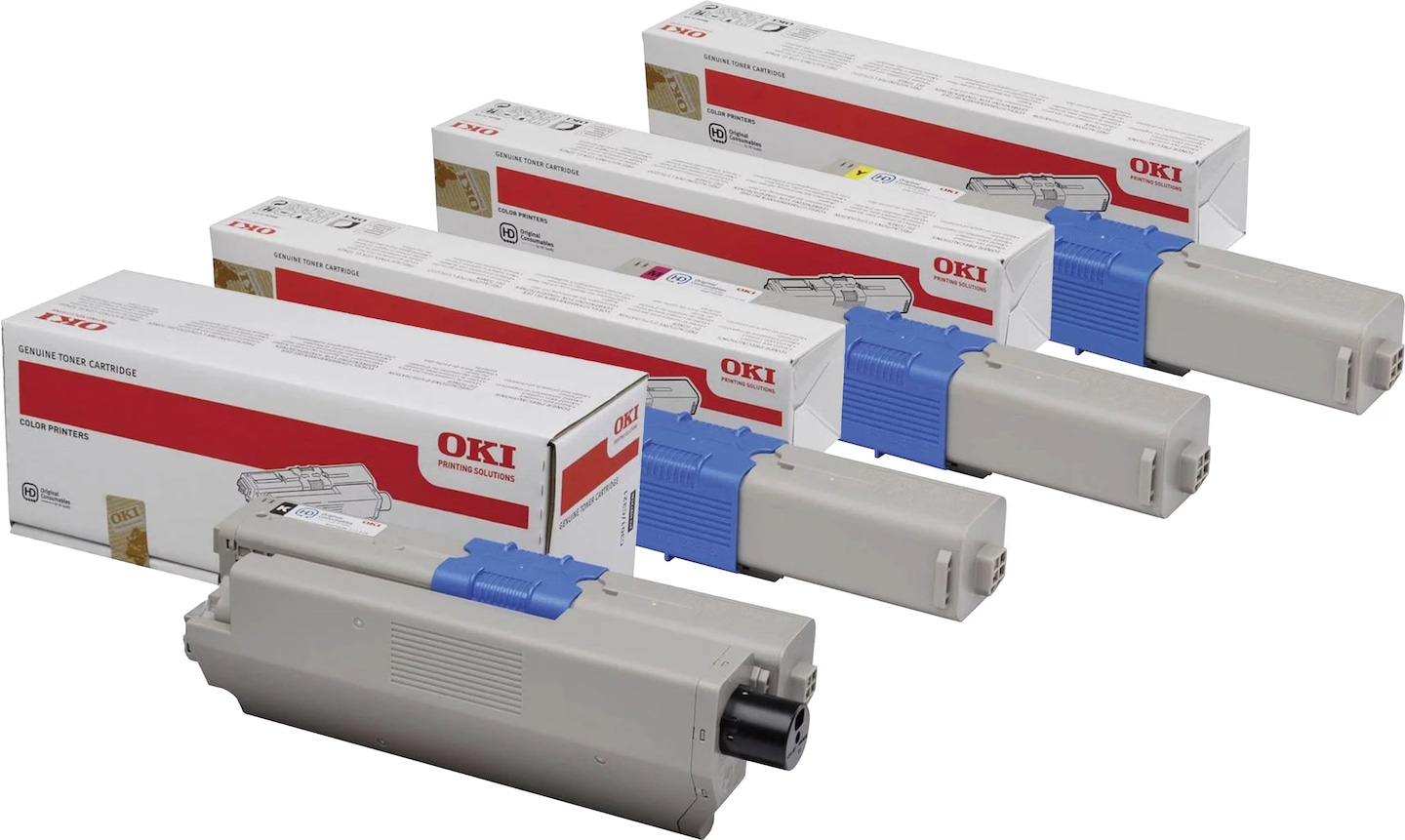 OKI Original C301/C321 SET Multipack / Set mit allen vier Farben (M, C ...