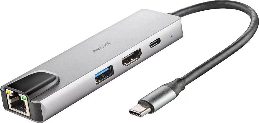 NGS Station D'Accueil Portable USB-C 3.0 Wonder Dock Supra (Gris) (USB ...