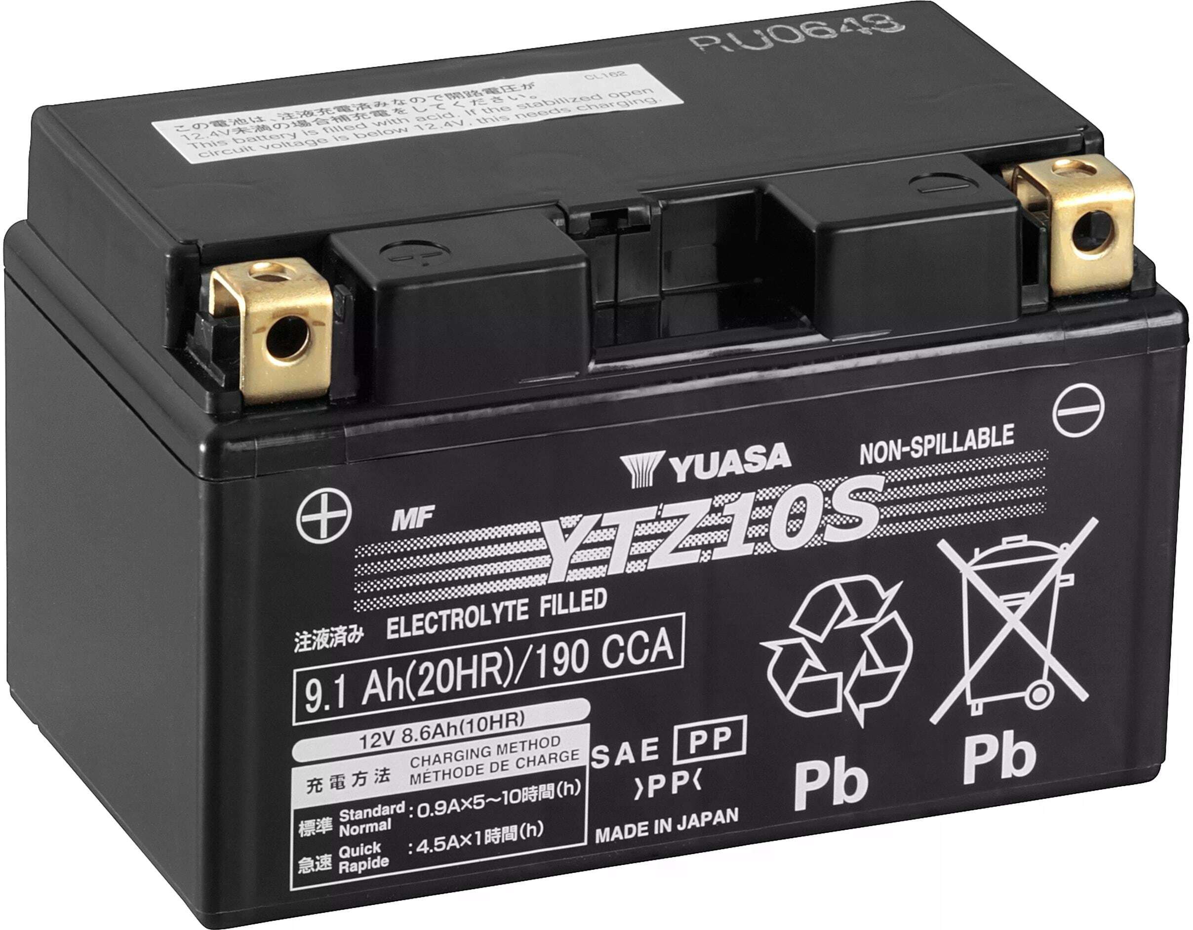 Yuasa YTZ10S 12 V 9.10 Ah 190 A buy at Digitec