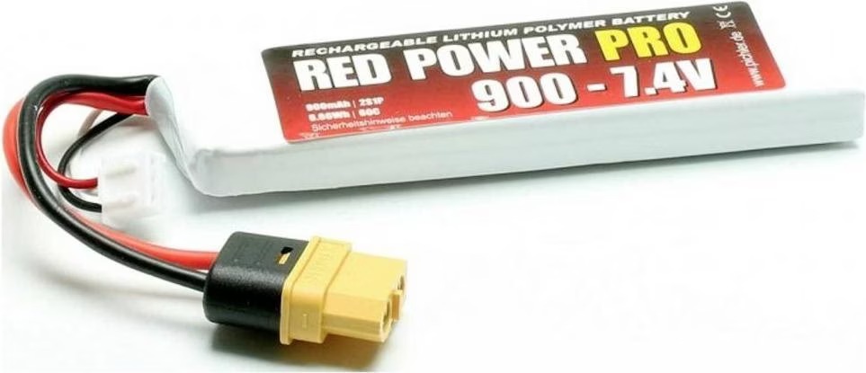 Red Power Modellbau-Akkupack (LiPo) 7.4 V 900 mAh 60 C Softcase XT60 (7 ...