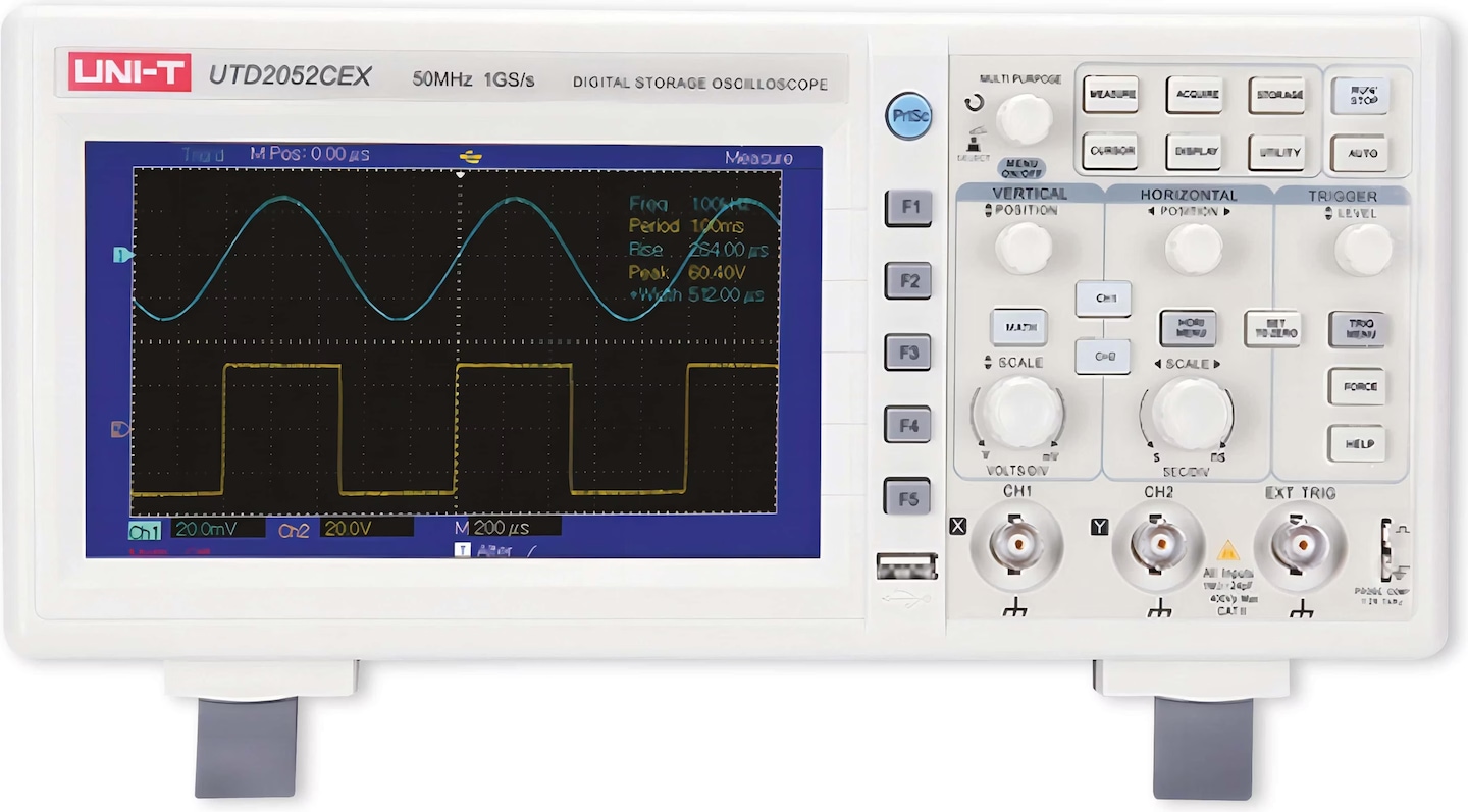 Uni-T Oszilloskop UTD2052CEX+, 50 MHz, 2 Kanal - kaufen bei Digitec