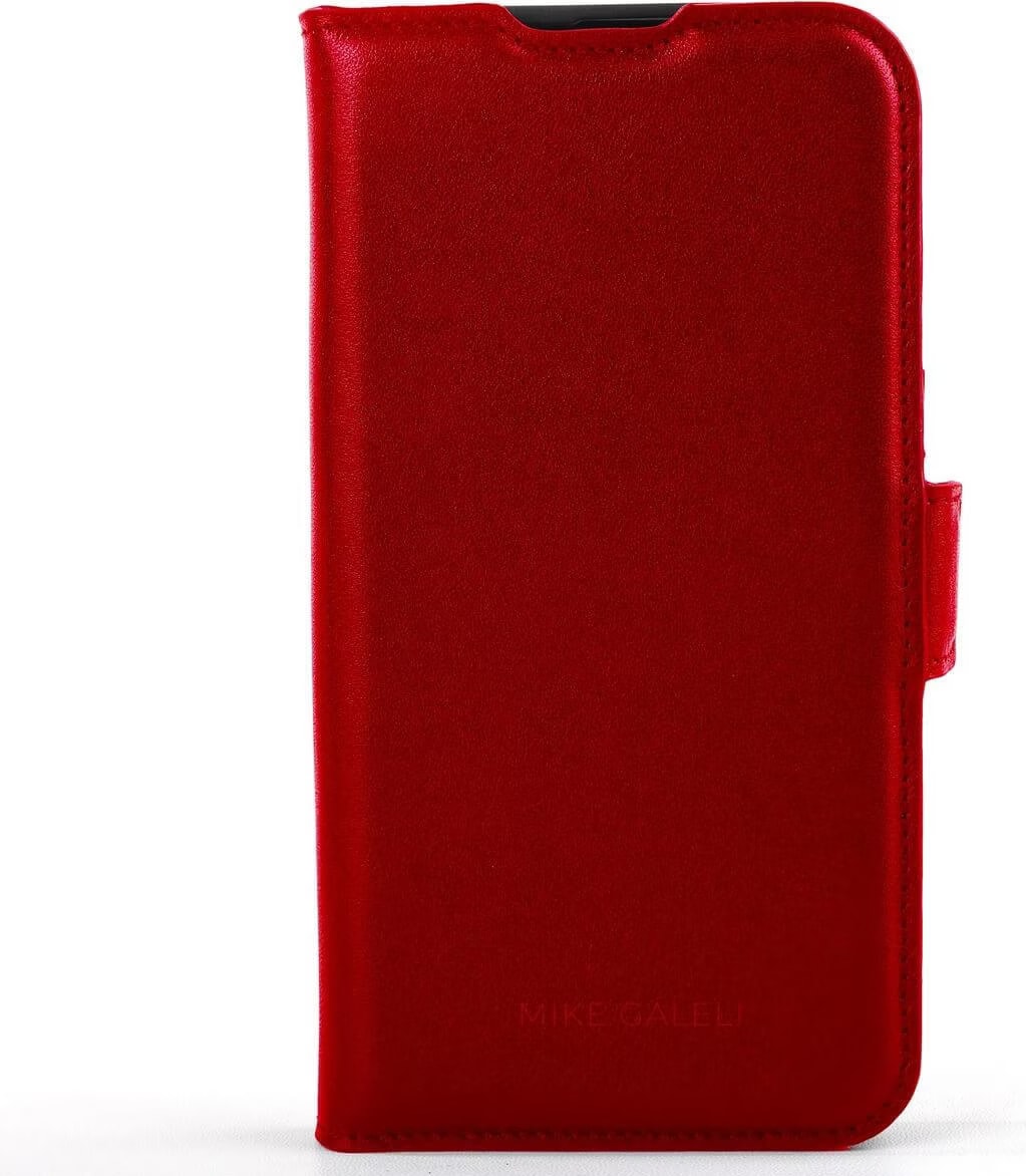 Mike Galeli Book-Cover Echtleder Fabio cherry tomato (Apple iPhone 16 ...