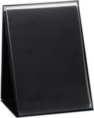 Rillstab Table flipchart, A4 portrait, black, incl. 20 sleeves (A4 ...