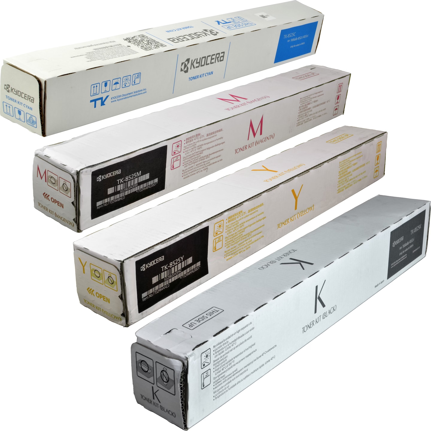 Kyocera 4 Kyocera Toner TK-8525 Multipack K C M Y 4-farbig (M, C, Y, BK ...