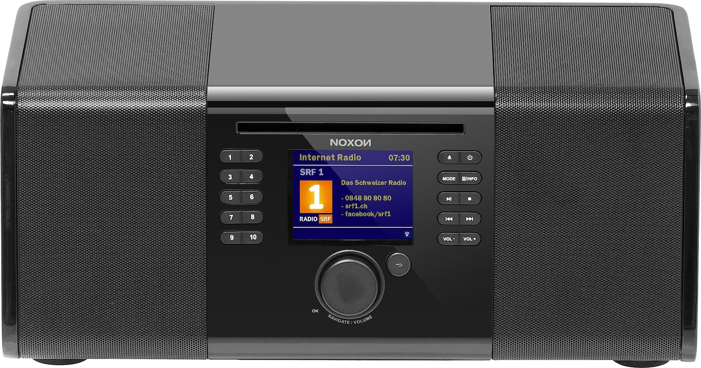 Noxon iRadio 600 CD (VHF, DAB+ DAB, Webradio, Bluetooth, WiFi) - Digitec