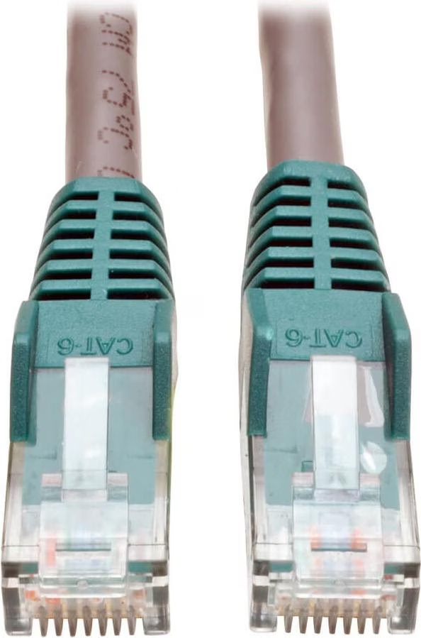 Eaton Cat6 Gigabit Crossover Molded UTP Ethernet Cable RJ45m/M Gray 10 ...