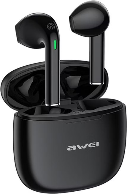 Awei słuchawki Bluetooth 5.3 T26 Pro TWS + stacja dokująca czarny/black ...