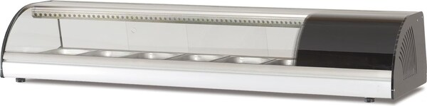 Gastro Hero Sushi Vitrine PROFI/ - rundes Glas - kaufen bei digitec