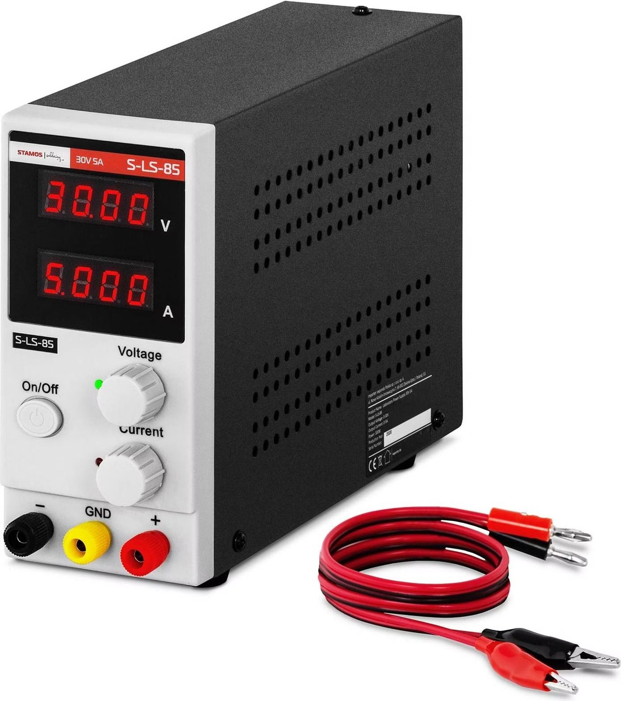 Stamos Alimentation de laboratoire - 0-30 V - 0-5 A CC - 150 W - Digitec