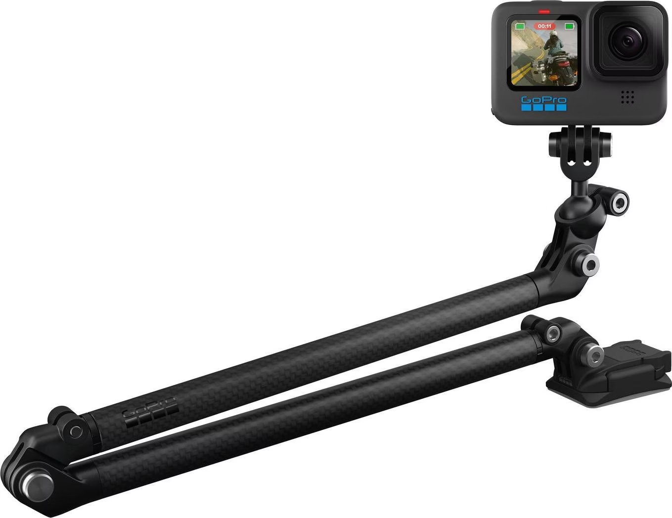 GoPro Boom + Adhesive Mounts (Hero 10 Black, Hero 5 Black, Hero 6 Black ...