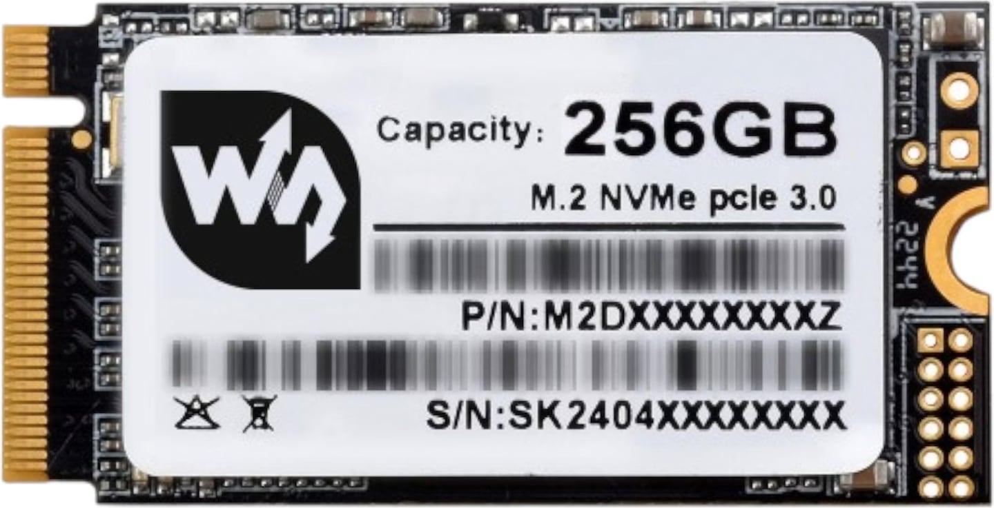 WaveShare Mémoire SSD M.2 NVME 2242 de 256 Go - acheter sur digitec