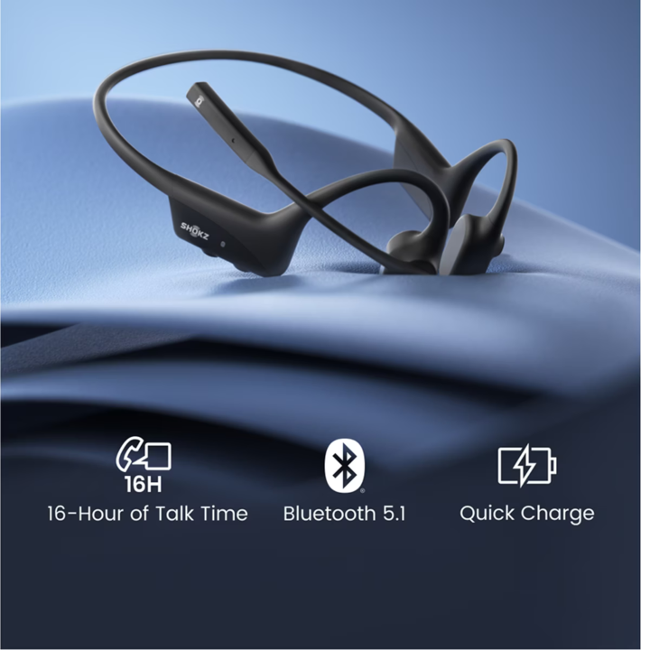Shokz OpenComm2 UC (USB-C) (keine Geräuschunterdrückung, 16 h, Kabellos ...