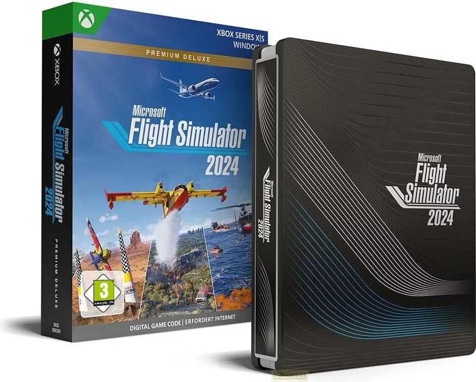 Microsoft Flight Simulator 2024 - Deluxe Steelbook (Xbox Series X, Xbox ...