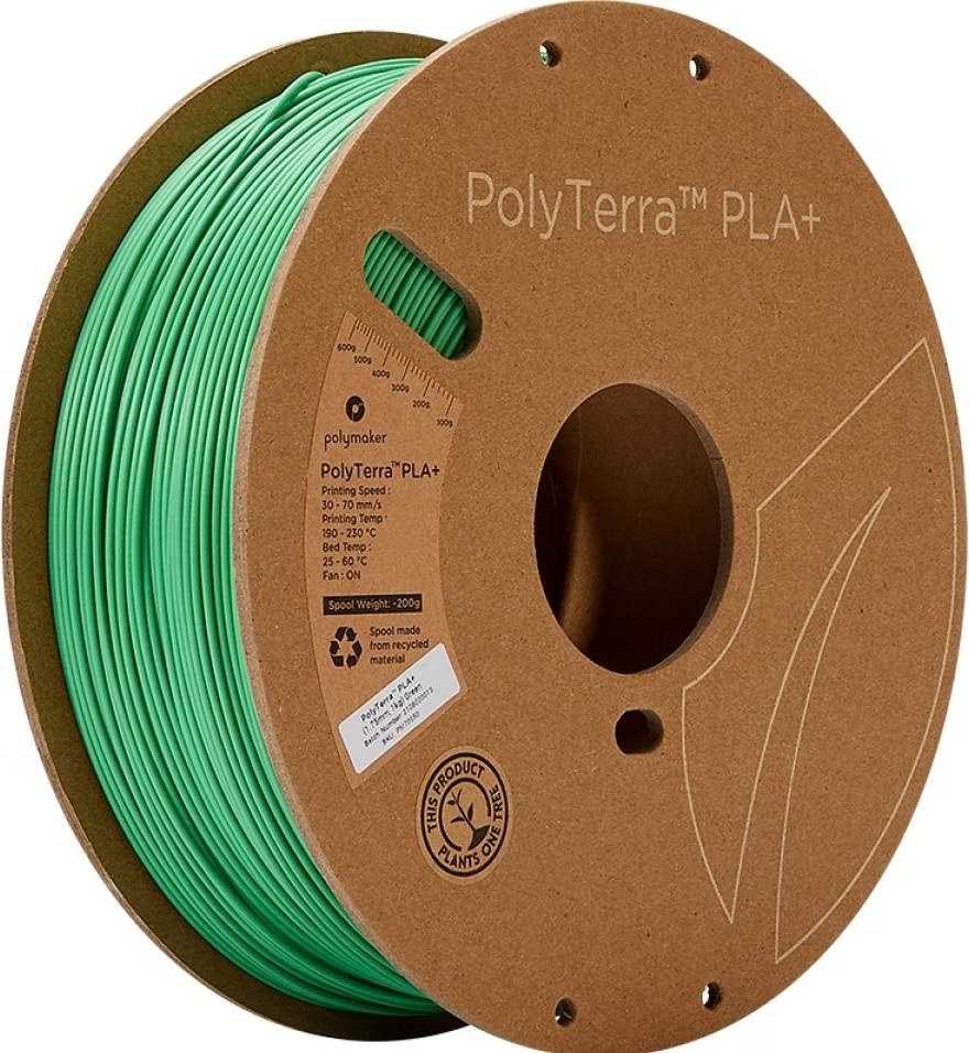Polymaker PolyTerra (PLA+ LECTURE, 1.75 mm, 1000 g, Vert) - digitec
