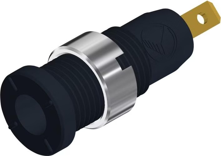 Hirschmann Test & Measurement Safety laboratory socket ø2mm black 10A ...